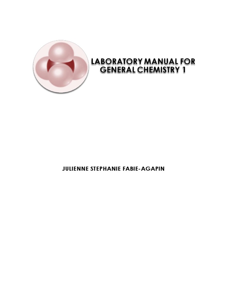 Laboratory Manual For Gen - Chem.1 | PDF | Ion | Density