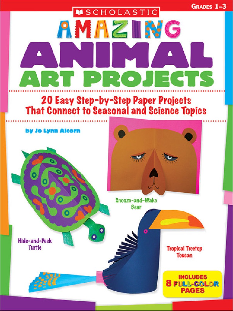 5mukr Amazing Animal Art Projects 20 Easy stepByStep Paper Projects ...