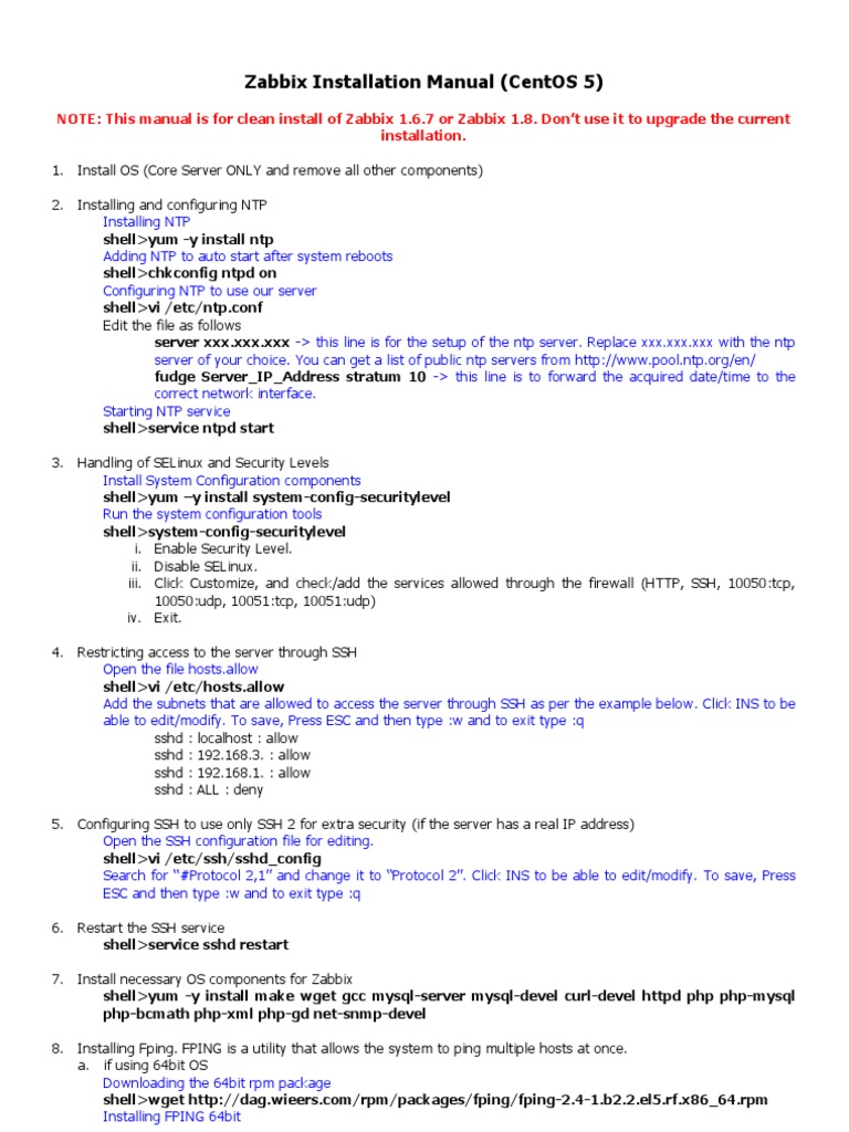 Zabbix Installation Manual (Centos 5) | PDF | Php | Apache Http Server