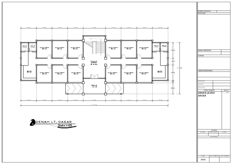 Contoh Denah Mess | PDF