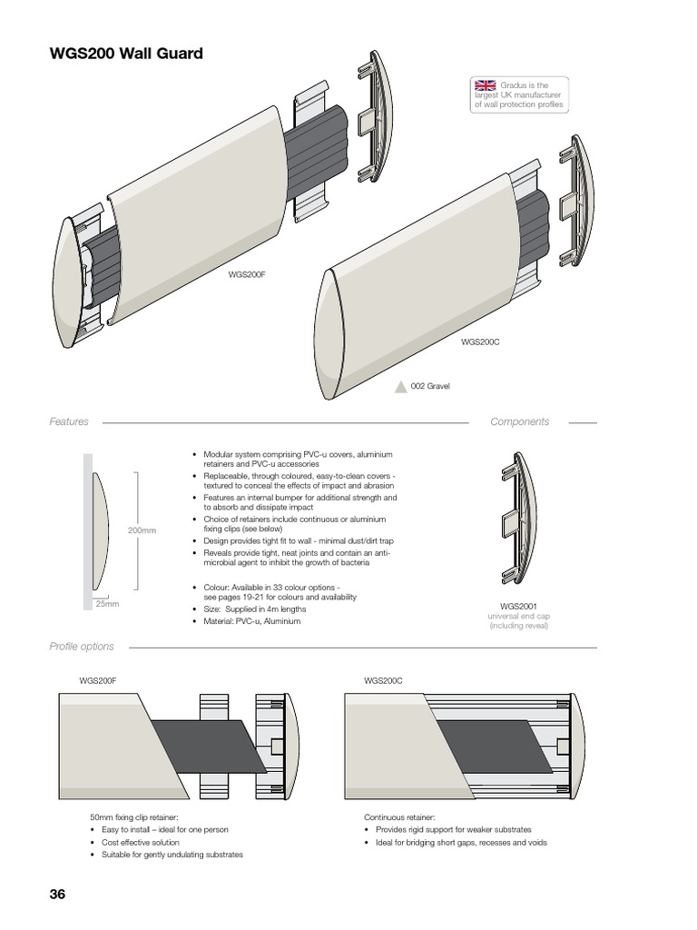 Wgs200 Wall Guard | PDF | Building Materials | Building Engineering