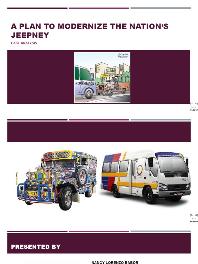 Jeepney Modernization | PDF