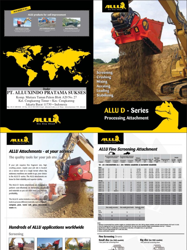 ALLU D-Series Brochure New | PDF