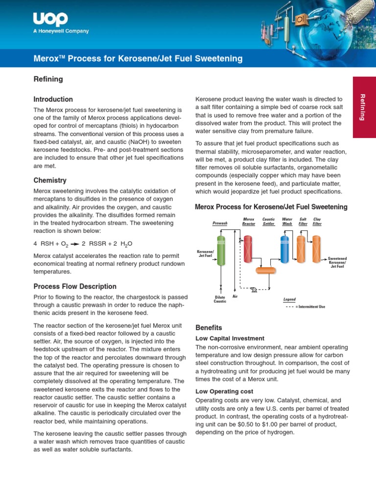 4 Merox Kero Jet | PDF | Chemical Process Engineering | Chemistry