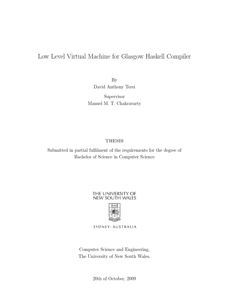 LLVM+GHV Thesis | PDF | Compiler | Program Optimization