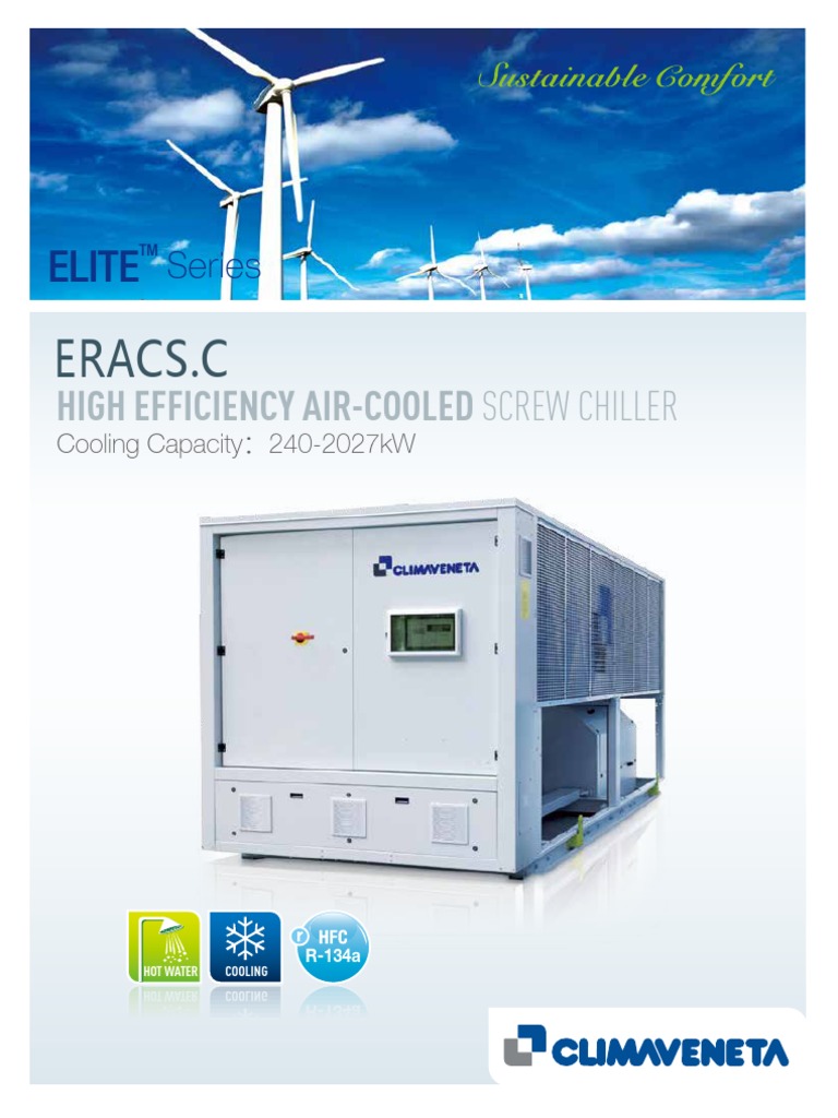 201511ERACS.C Air-Cooled Chiller | PDF | Air Conditioning | Hvac