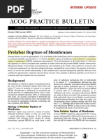 Acog Practice Bulletin: Antepartum Fetal Surveillance | PDF | Fetus ...