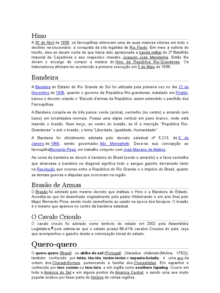 Simbolos Do Rs | PDF | Idiomas | Natureza