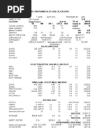 Carrier Cooling Load Calculation Sheet | PDF | Air Conditioning ...