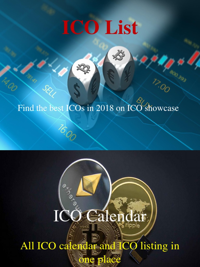 ICO Listings & Calendar 2018 | PDF