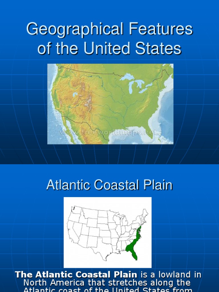Geographical Features of The United States | Download Free PDF | North ...