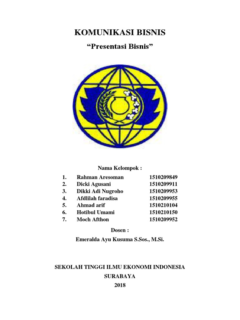 Kombis Presentasi Bisnis | PDF