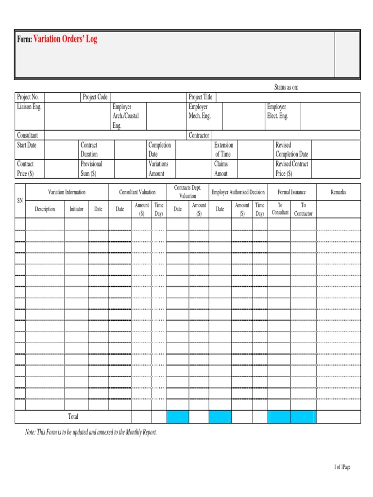 Vo LOG PDF | Download Free PDF | Business