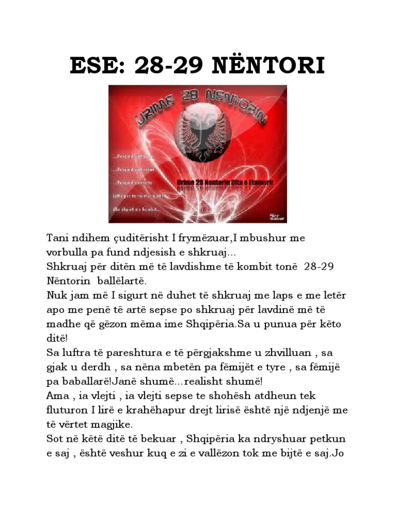 Ese 28-29 Nentori | PDF