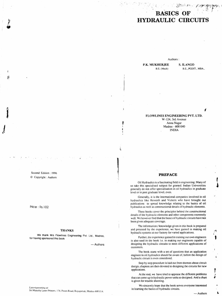 Basics of Hydraulic Circuits | PDF | Valve | Pump