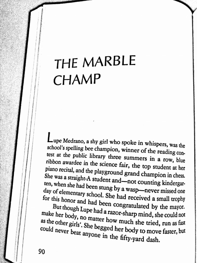 The Marble Champ | PDF