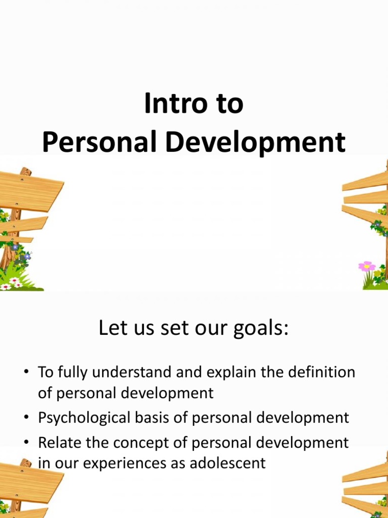 Intro To Personal Development | PDF | Developmental Psychology ...