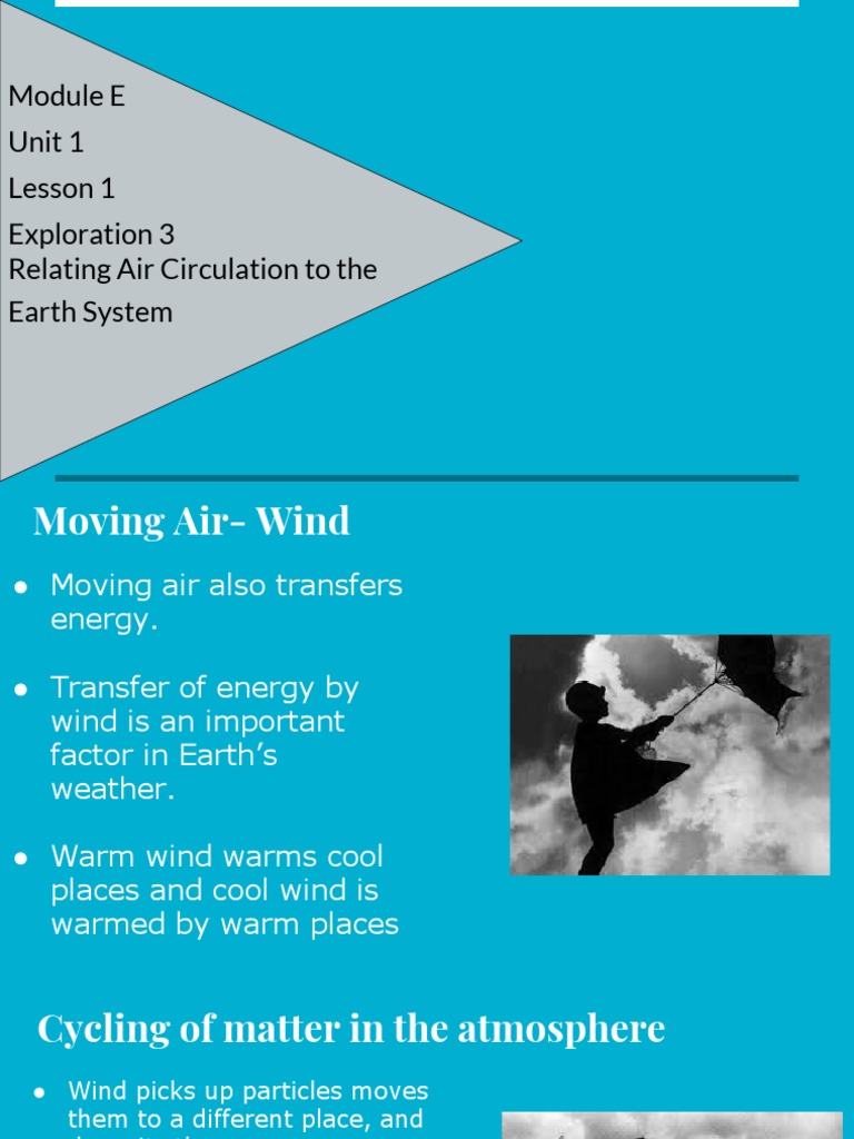 Students Module e Unit 1 Lesson 1 Exploration 3 Relating Air ...