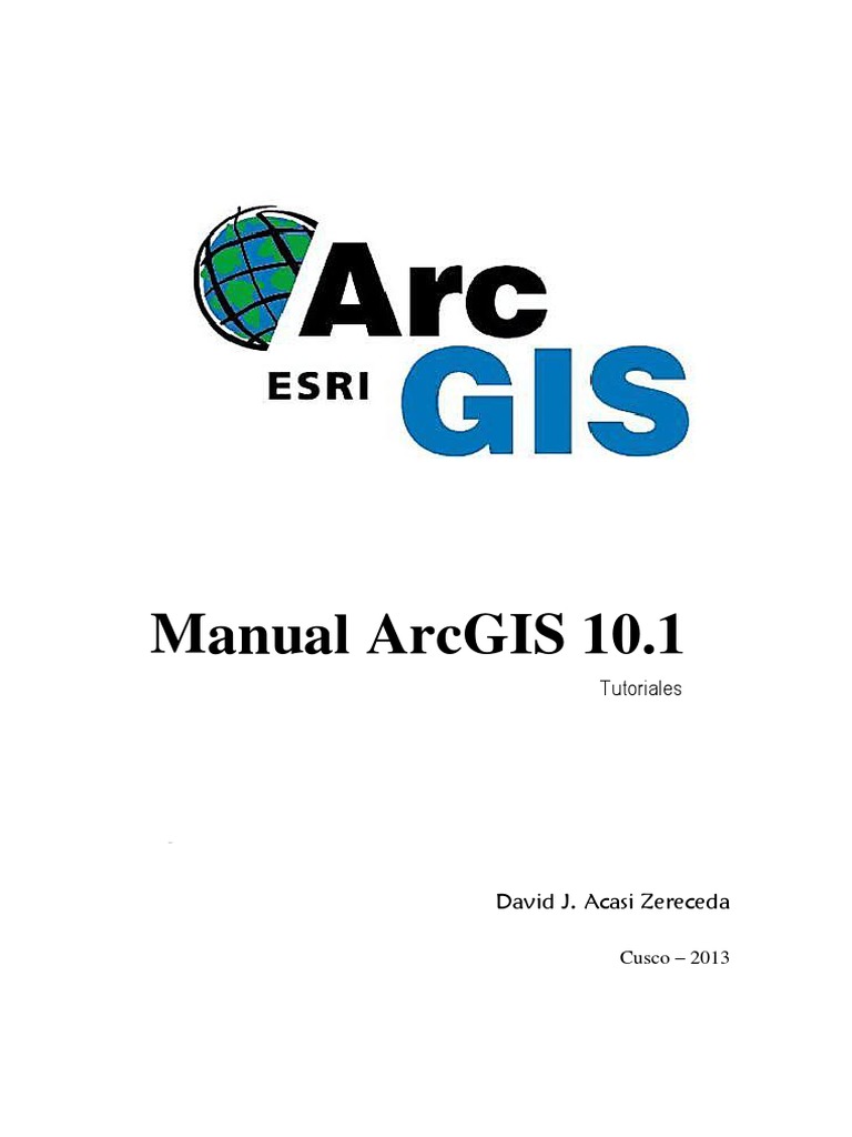 Manual ArcGIS 10 | PDF | Sistema de información geográfica | Datos