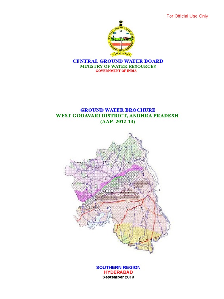 Central Ground Water Board: West Godavari District, Andhra Pradesh (AAP ...