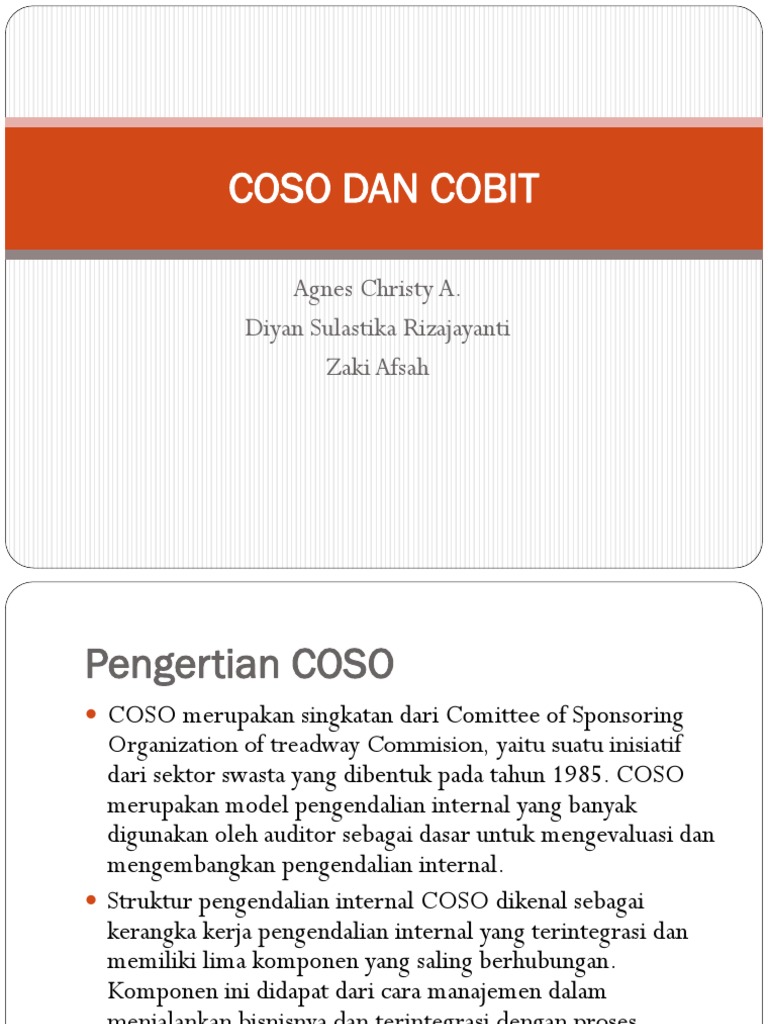 Coso Dan Cobit | PDF