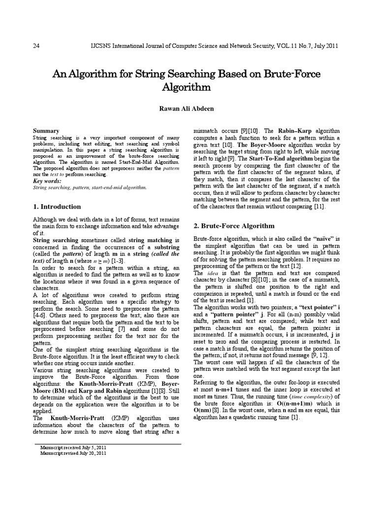 Brute Force Algorithm | PDF | Formalism (Deductive) | Areas Of Computer Science