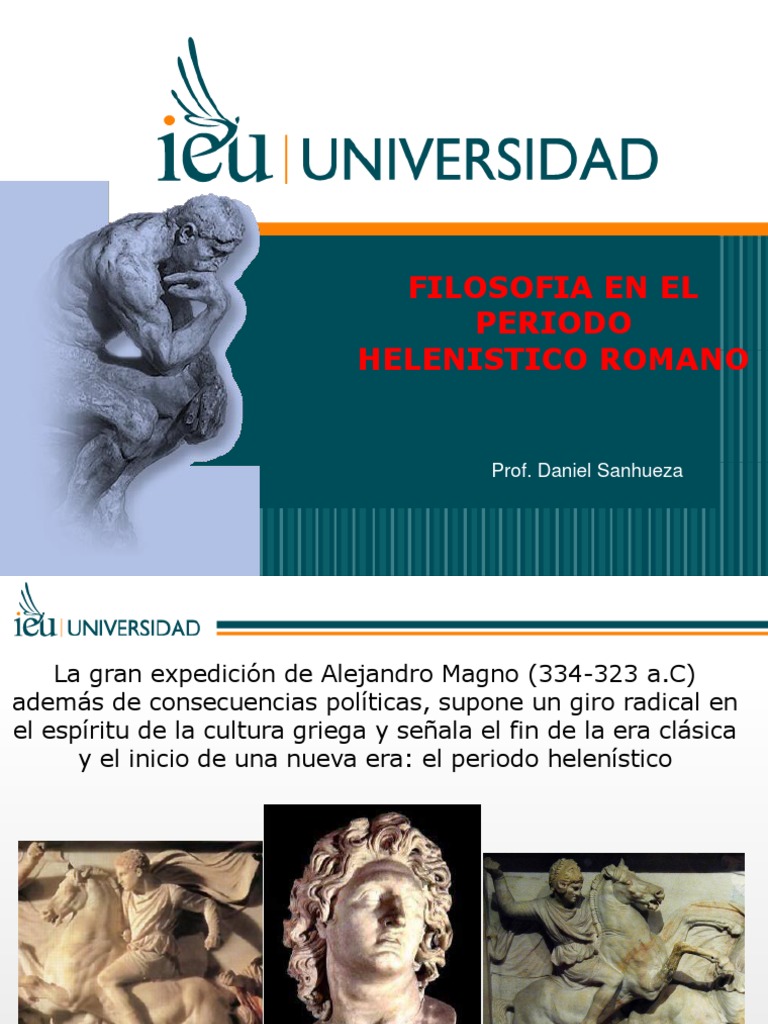 Filosofia Helenistica | PDF | Estoicismo | Alejandria