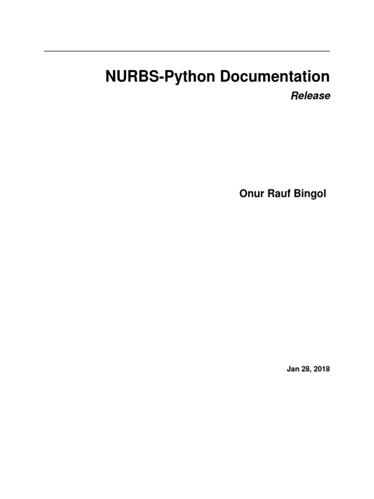 Nurbs Python Pdf Array Data Structure Python Programming Language