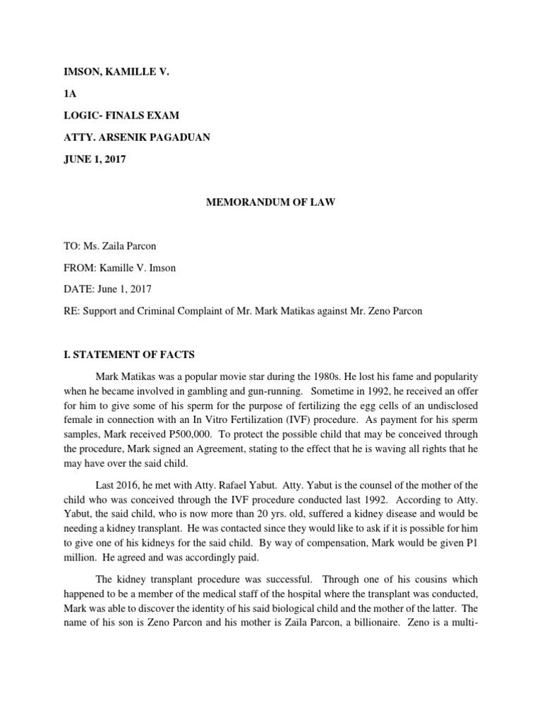 Legal Memo FINALS | PDF | Defamation | Confidentiality