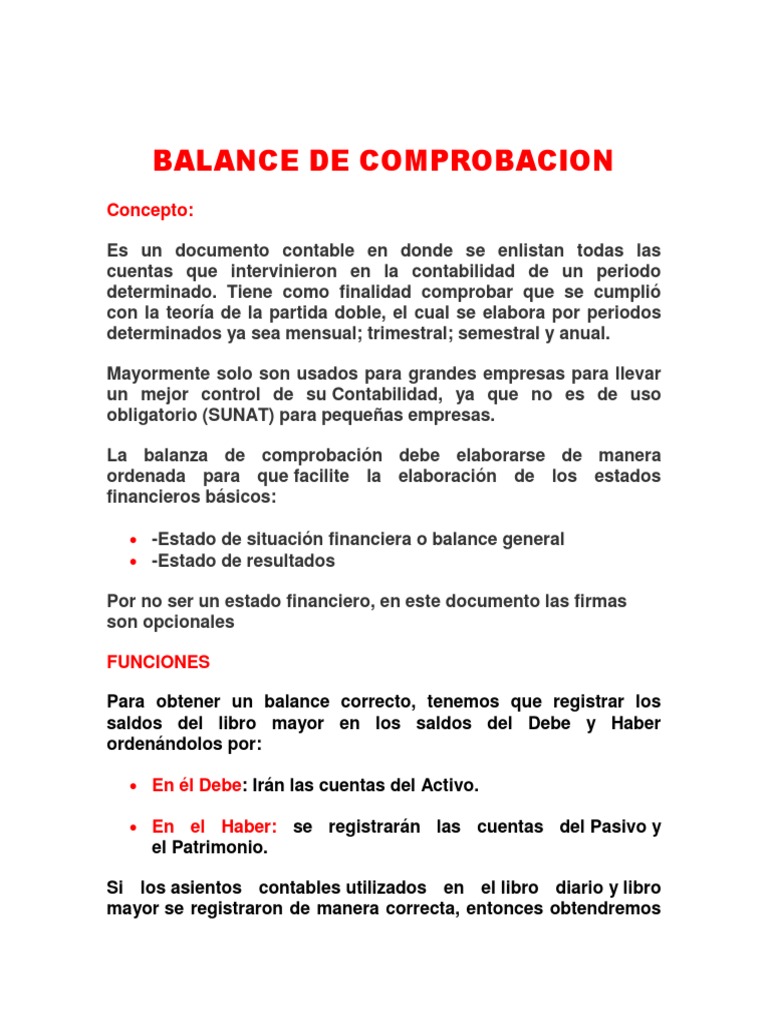 Balance de Comprobación Ajustado | PDF | Hoja de balance | Contabilidad