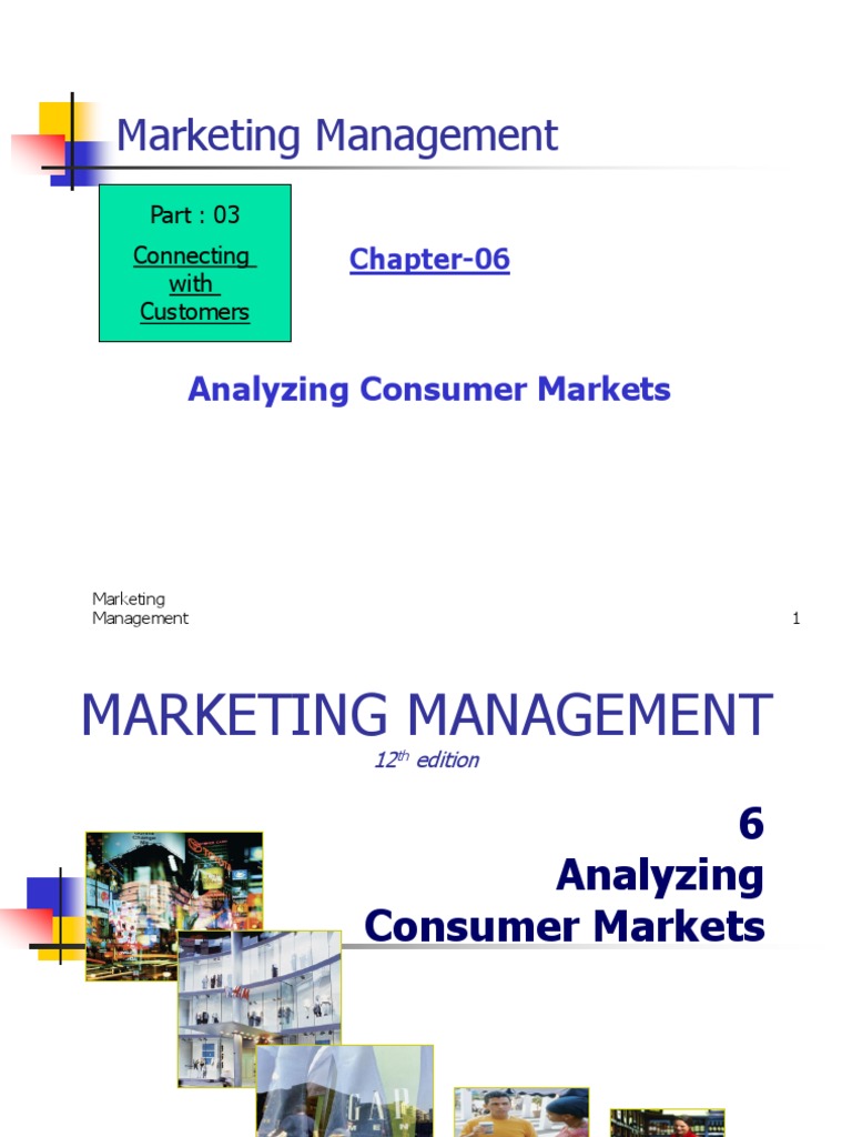 Marketing Management: Analyzing Consumer Markets | Download Free PDF ...