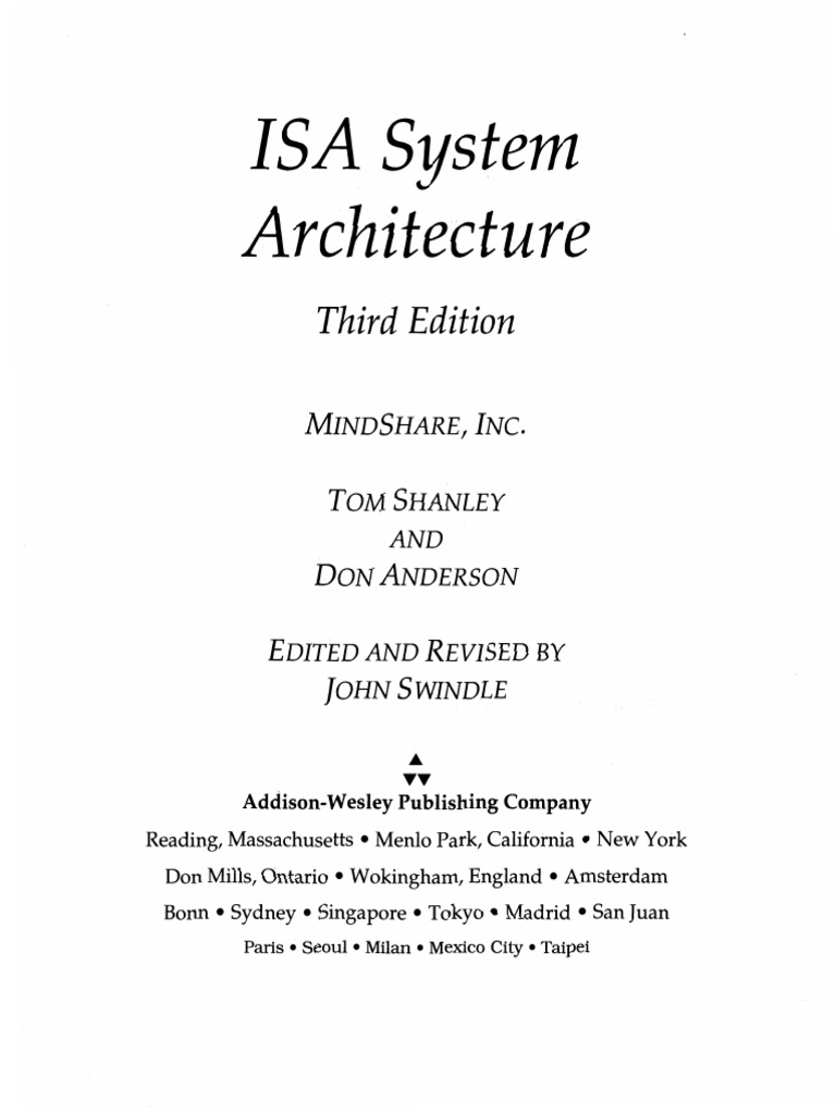 ISA System Architecture PDF | PDF | Read Only Memory | Dynamic Random ...