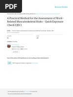Quick Exposure Check (QEC) Guide | PDF | Human Factors And Ergonomics ...