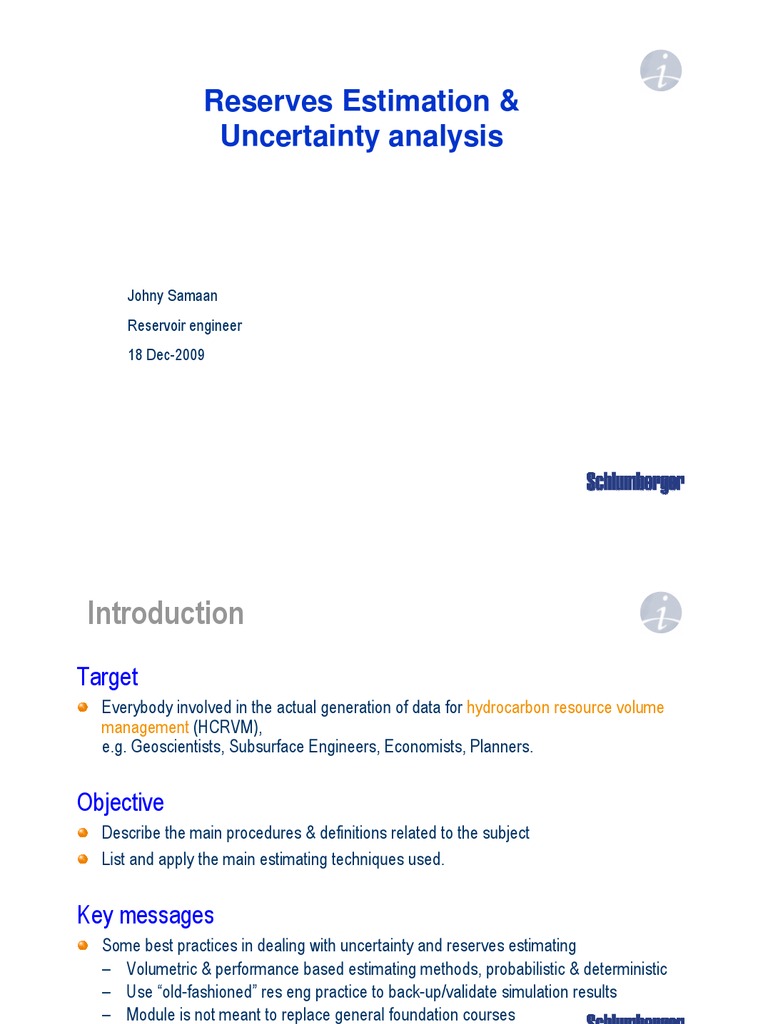 Uncertainty Analysis 2009 Pdf Petroleum Reservoir Simulation