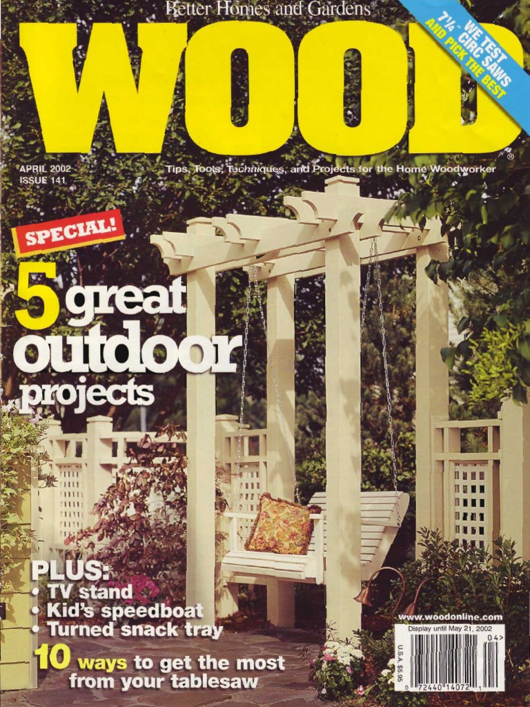 Wood Magazine 141 2002 | PDF | Woodworking | Crafts