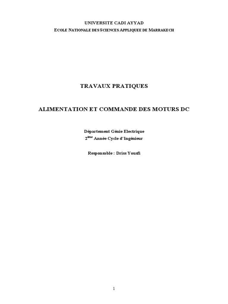 Polycopie TP | PDF | Processeur de signal numérique | Application