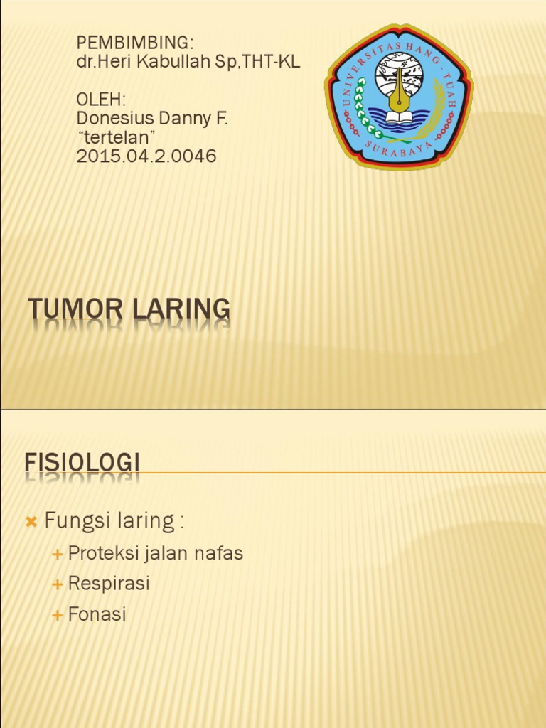 Tumor Laring Danny | PDF