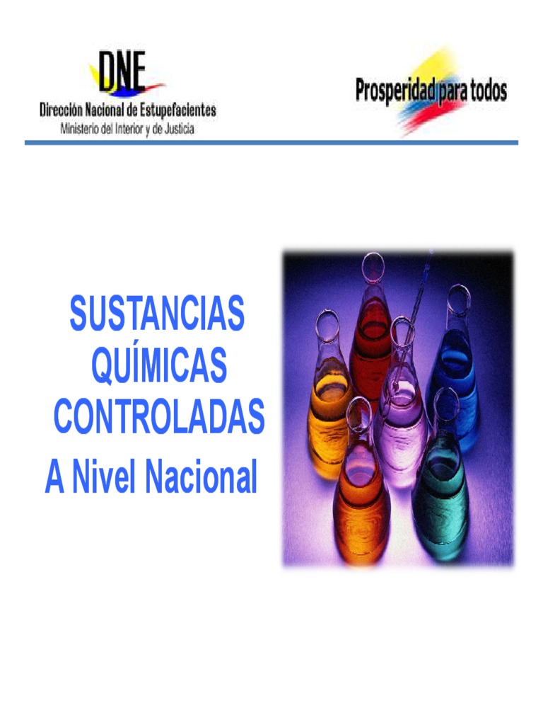Sustancias Controladas A Nivel Nacional | PDF | Exportaciones ...