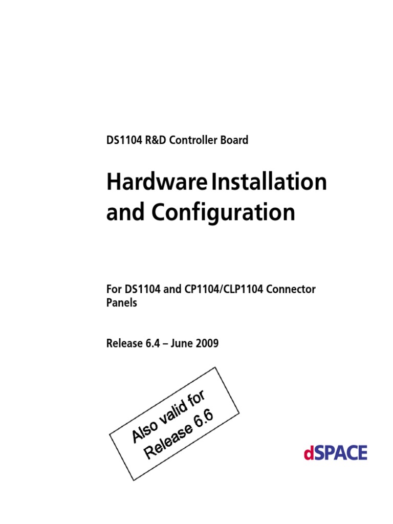 Ds 1104 in ST Config | PDF | Electrical Connector | Input/Output