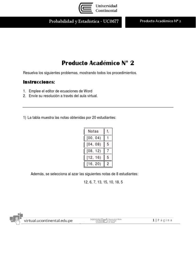Producto-Academico-N2 RESUELTO | PDF | Oblicuidad | Desviación Estándar