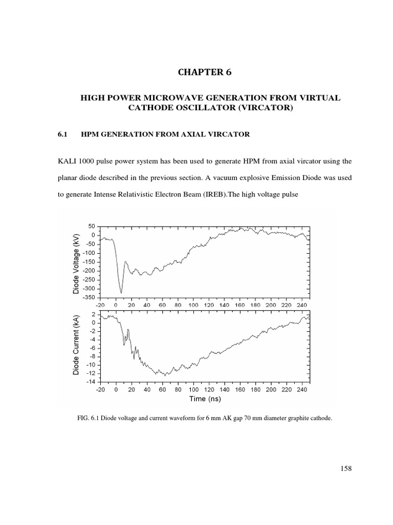 High Power Microwave Generation From Virtual Cathode Oscillator ...