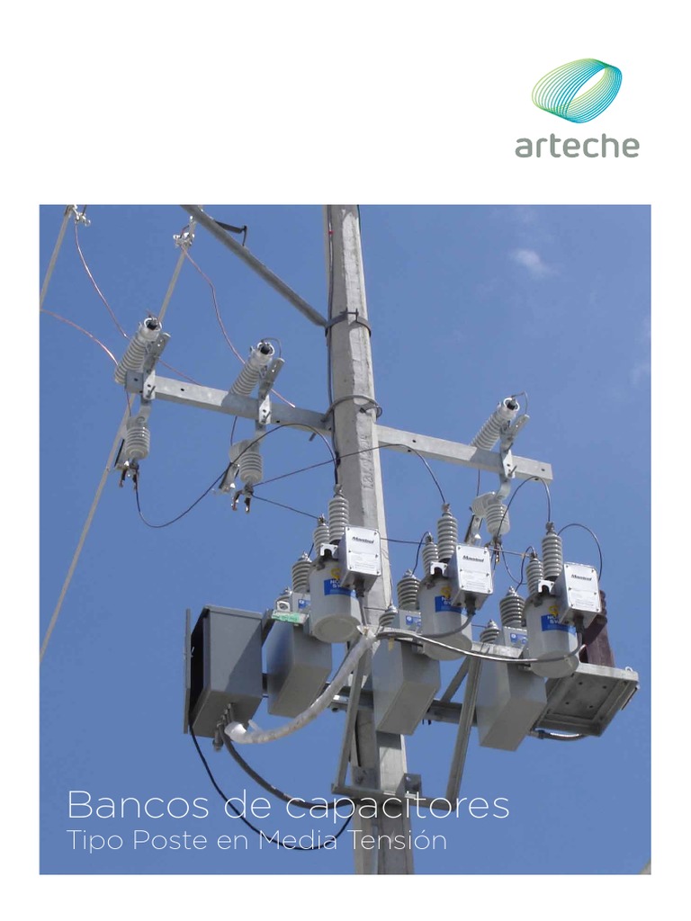 ARTECHE CT Bancos-Capacitores-Poste ES | PDF | Fusible (Eléctrico ...