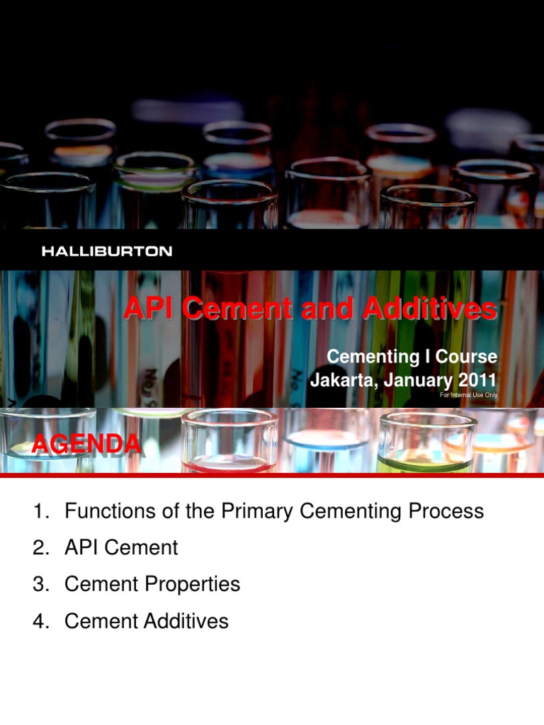 API Cement and Additives | PDF | Casing (Borehole) | Cement