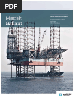 Jack-Up Drilling Rig: General Arrangement Profile (Cantilever Fully ...