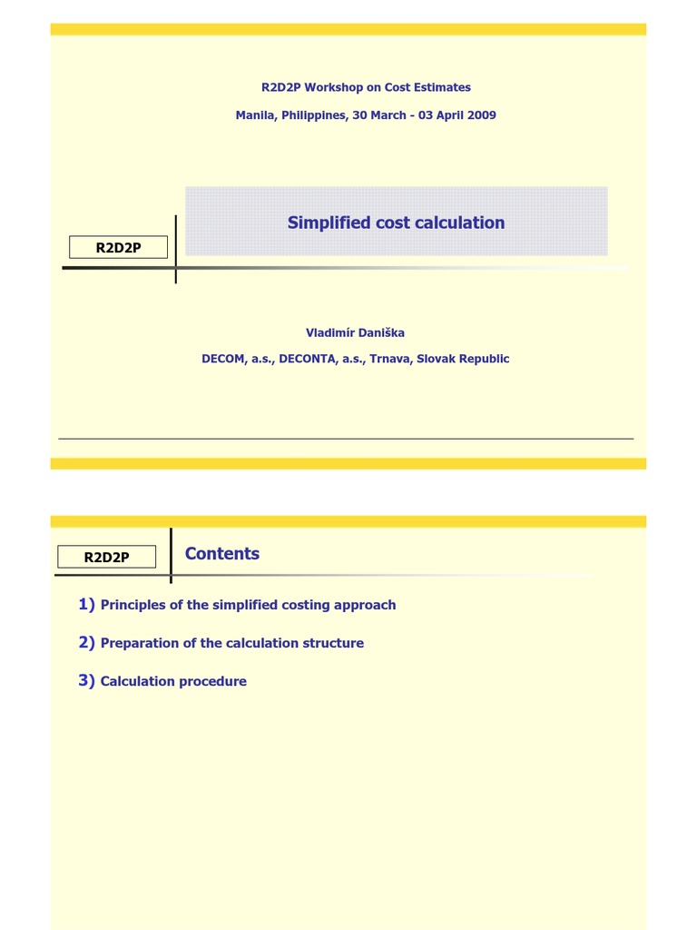 Simplified Cost Calculation | Download Free PDF | Cost | Inventory