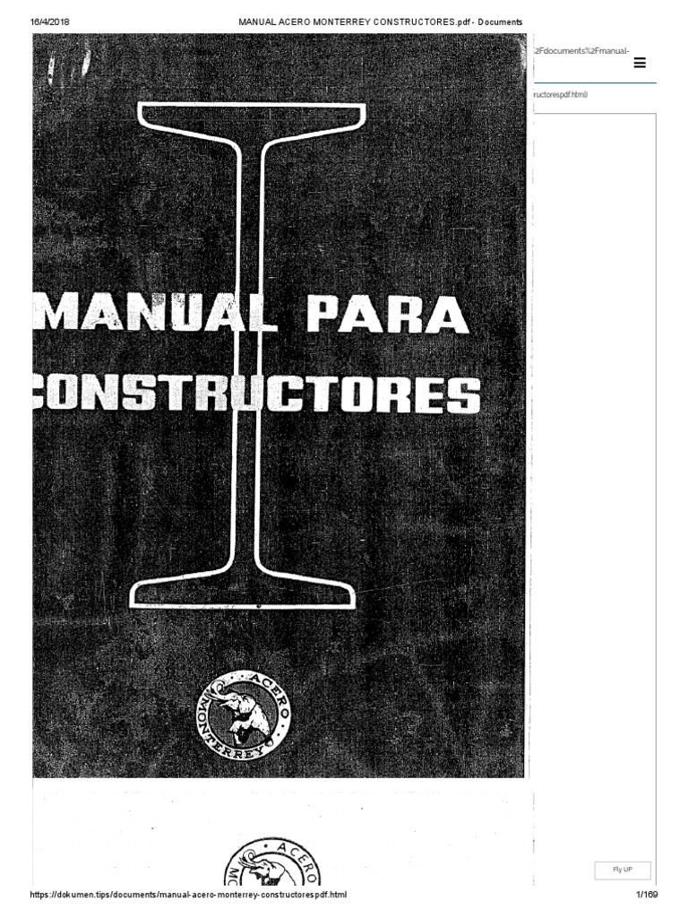 Manual Acero Monterrey Constructores - PDF - Documents | PDF | Information Retrieval | Digital ...