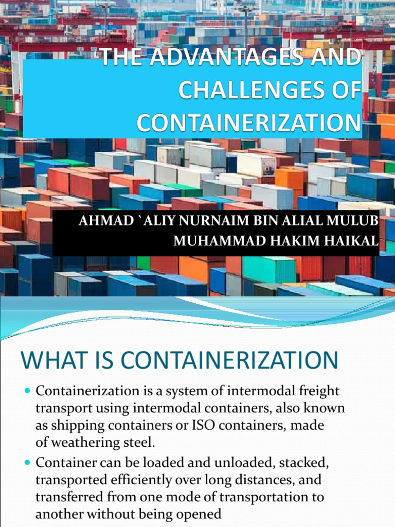 Container Ization | PDF | Containerization | Warehouse