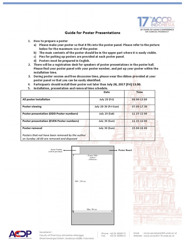 Poster Presentation Preparation Guide | PDF