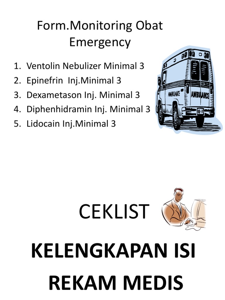 Form - Obat Emergency | PDF