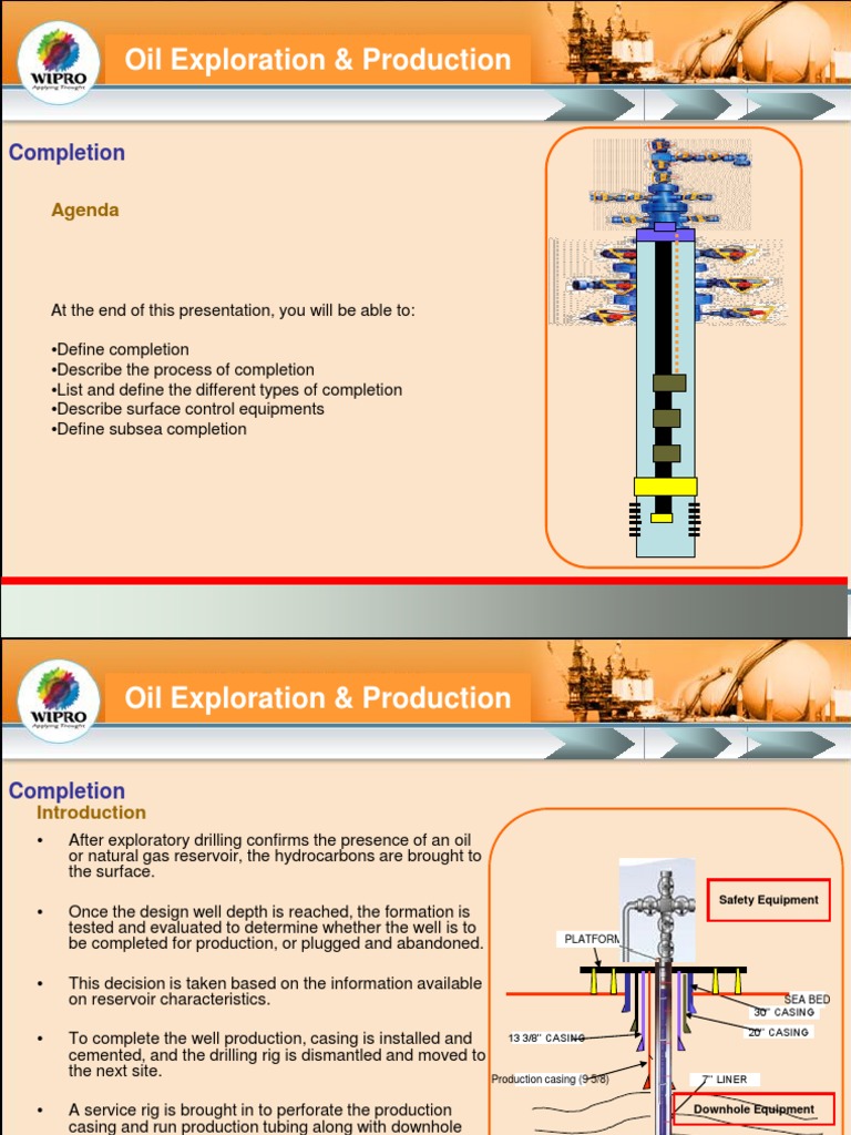 Basics of Well Completion Ep | PDF | Casing (Borehole) | Valve